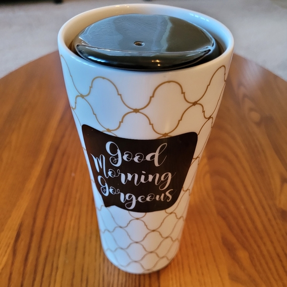 Ciroa | Dining | Ciroa Porcelain Travel Mug Good Morning Gorgeous ...